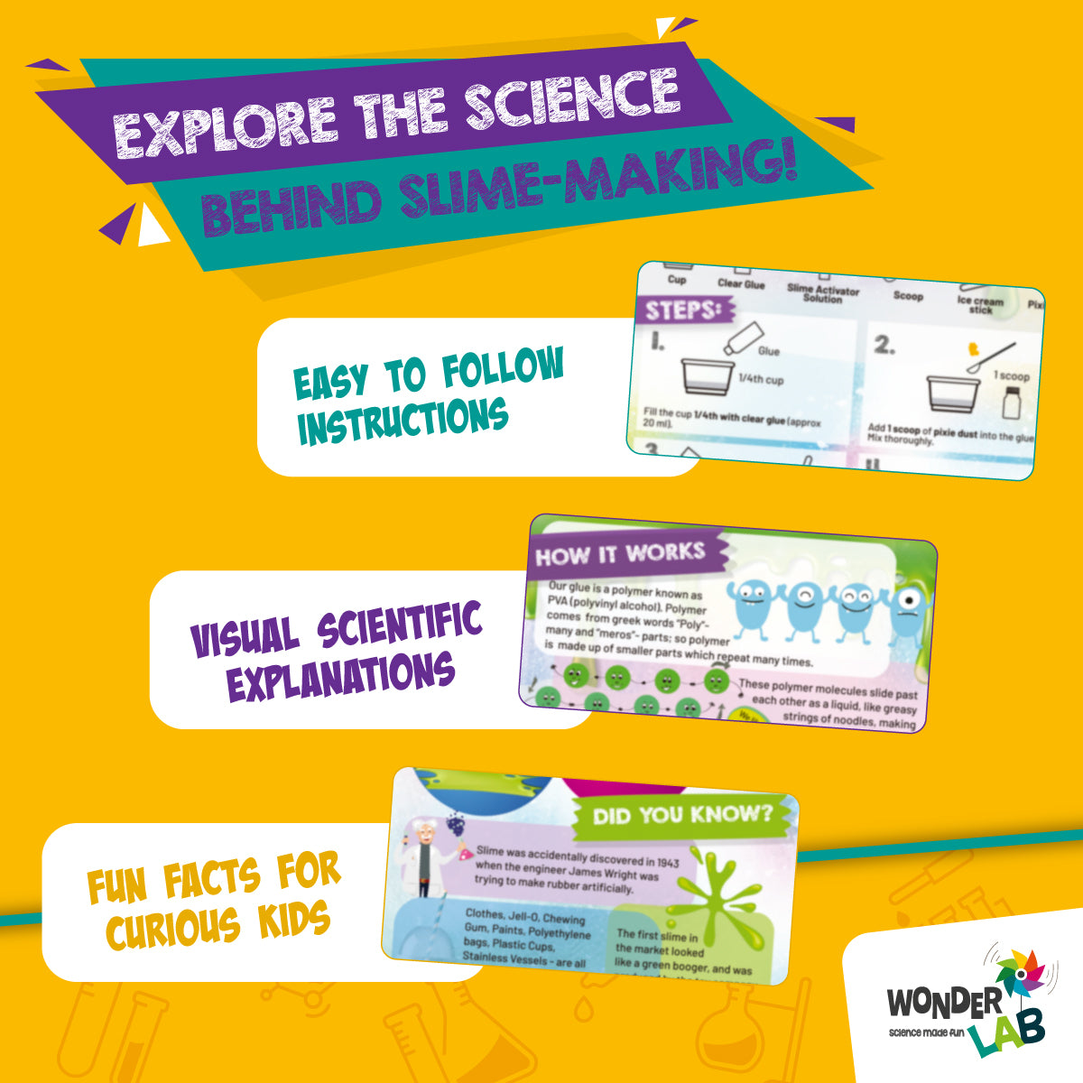 Shimmery Slime | DIY Science Kits - Wonderlab – Wonderlab Co