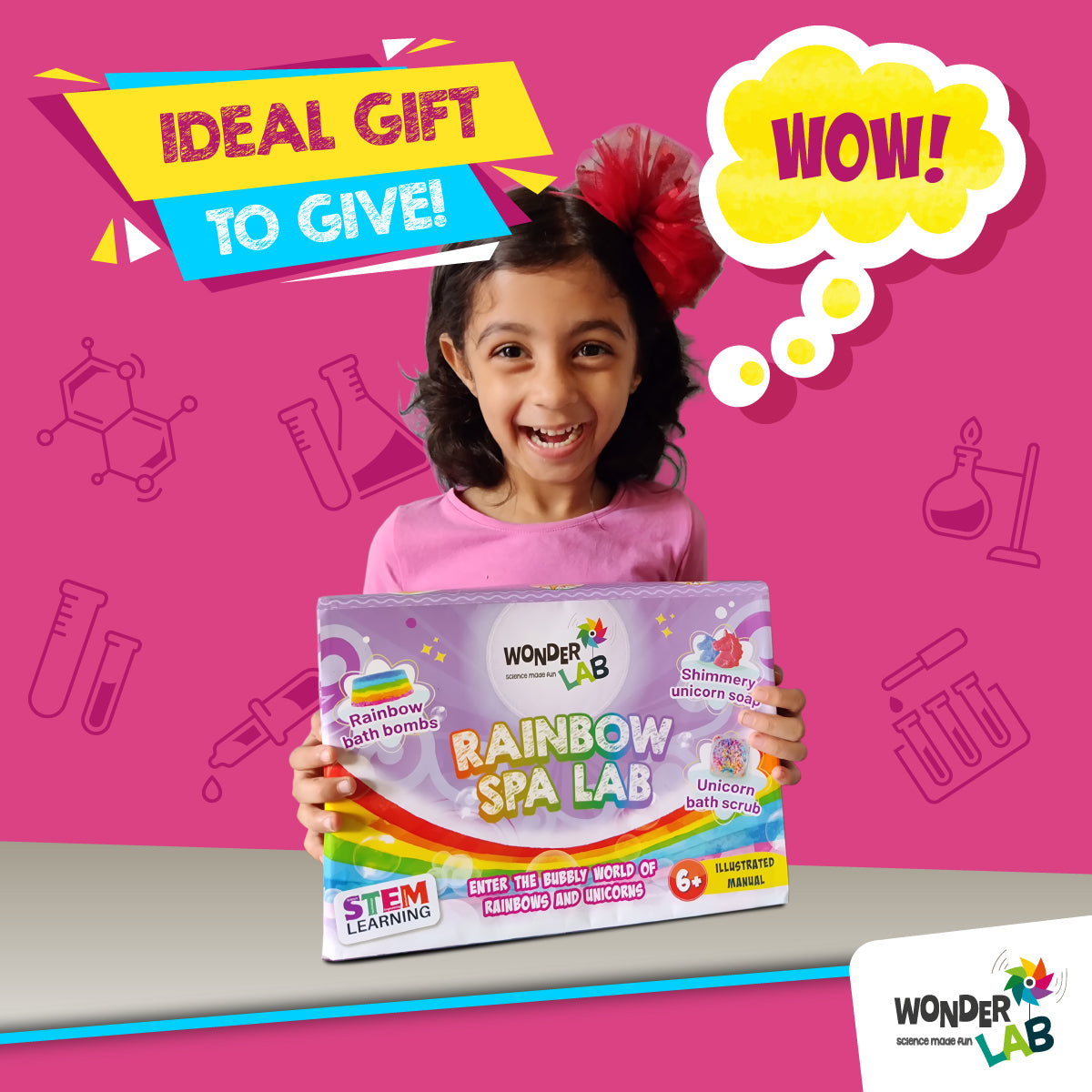 Rainbow Spa Lab Kit | Fun science kits - Wonderlab – Wonderlab Co
