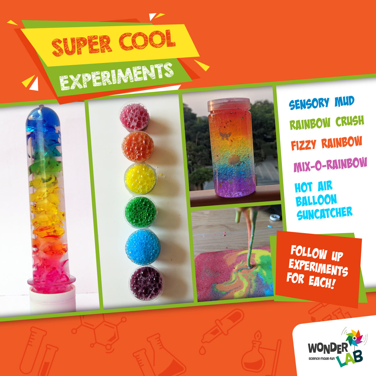 Buy Rainbow Magic Kit | Science experiment set - Wonderlab – Wonderlab Co